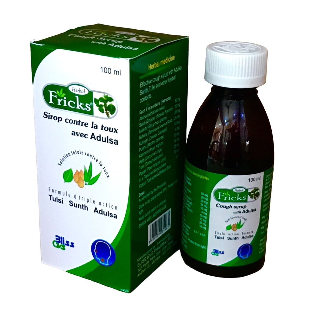 FRICKS Cough Syr 100ml | Meldinpharma